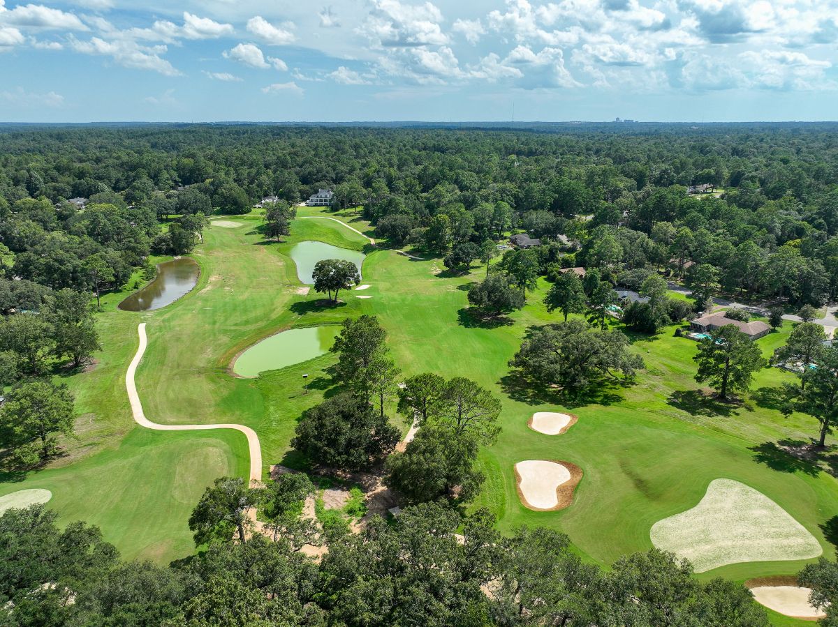 Get a bird's-eye view of the 18-hole course renovation - Killearn Club